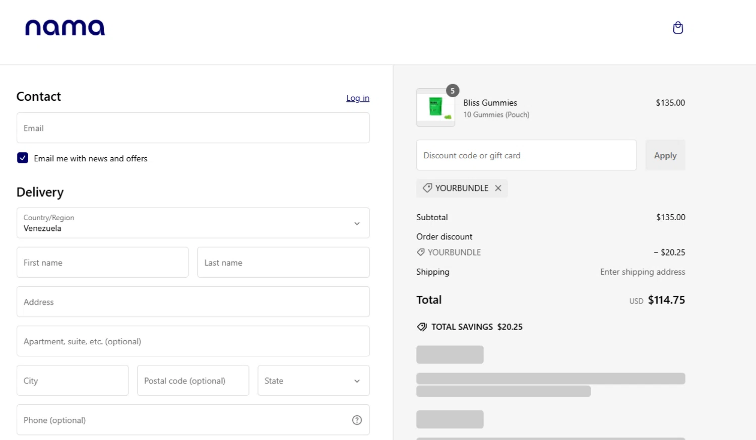Nama Discount Codes (3 Verified) - 15% Off w/ Code Jan 2025