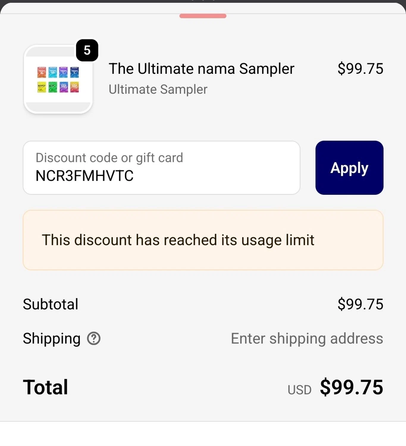Nama Promo Codes (5 Verified) - $5 Off Sitewide Oct 2025