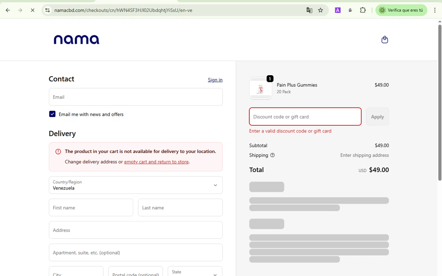 Nama Promo Codes - $5 Off Sitewide (3 Verified) Nov 2025