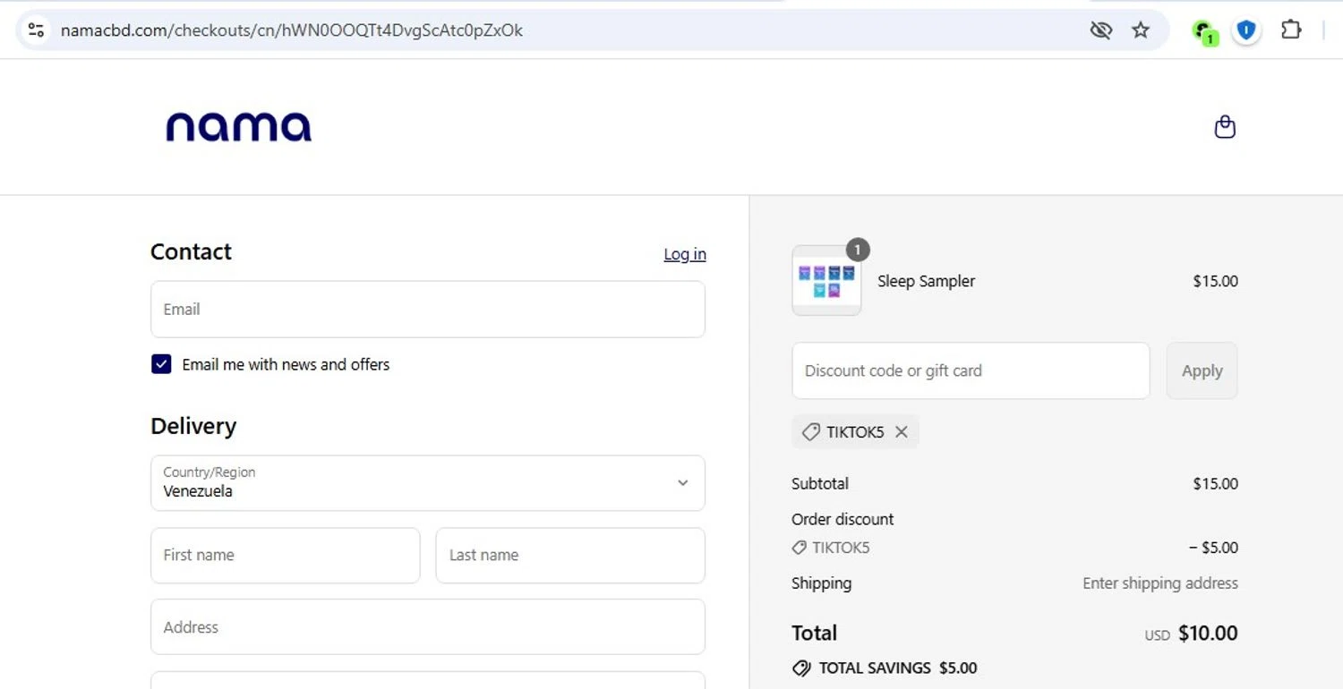 Nama Promo Codes (3 Verified) - $5 Off Sitewide Sep 2025