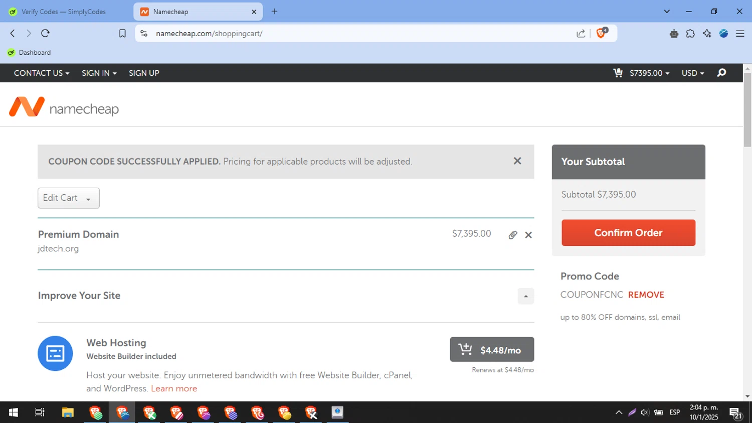 Namecheap Promo Codes (10 Verified) - 20% Off Jan 2025