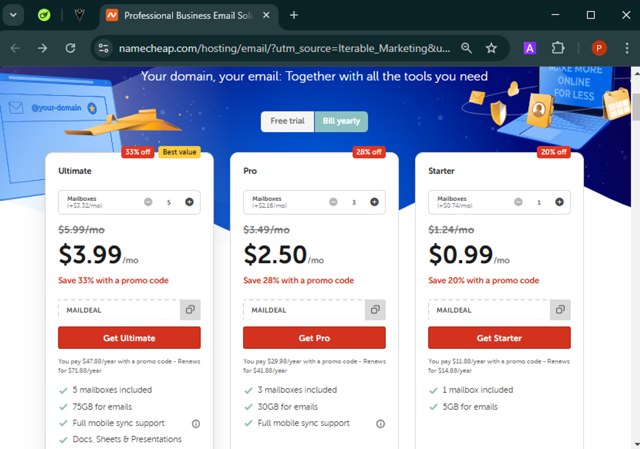 Namecheap Promo Codes (10 Verified) - 20% Off Jan 2025