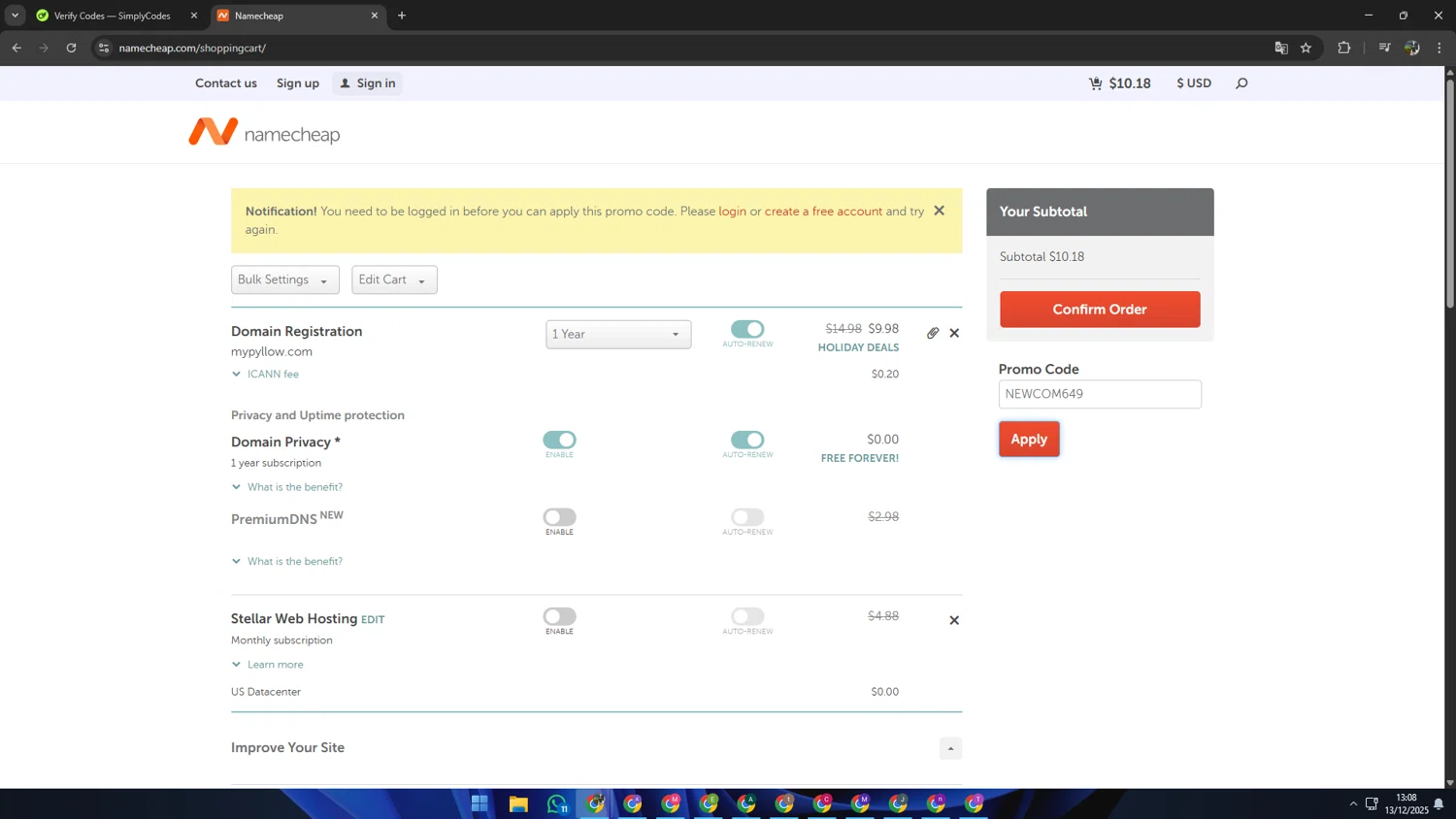 Namecheap Promo Codes - 30% Off (13 Verified) Dec 2025