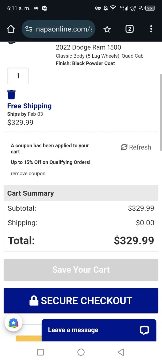 NAPA Auto Parts Promo Codes (13 Verified) - 20% Off Feb 2025