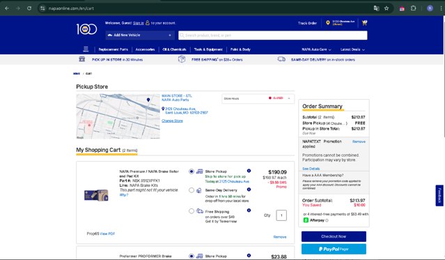 NAPA Auto Parts Promo Codes (9 Verified) - 20% Off Mar 2025