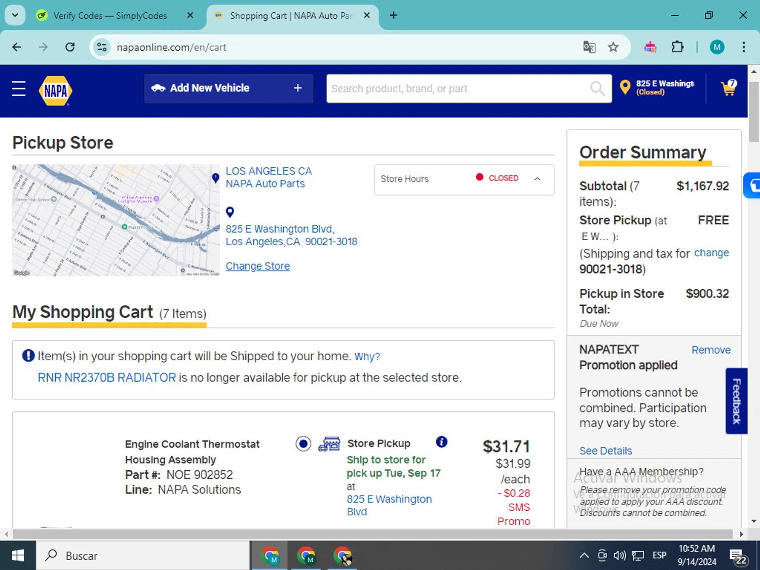 NAPA Auto Parts Promo Codes - 7% Off | September 2024