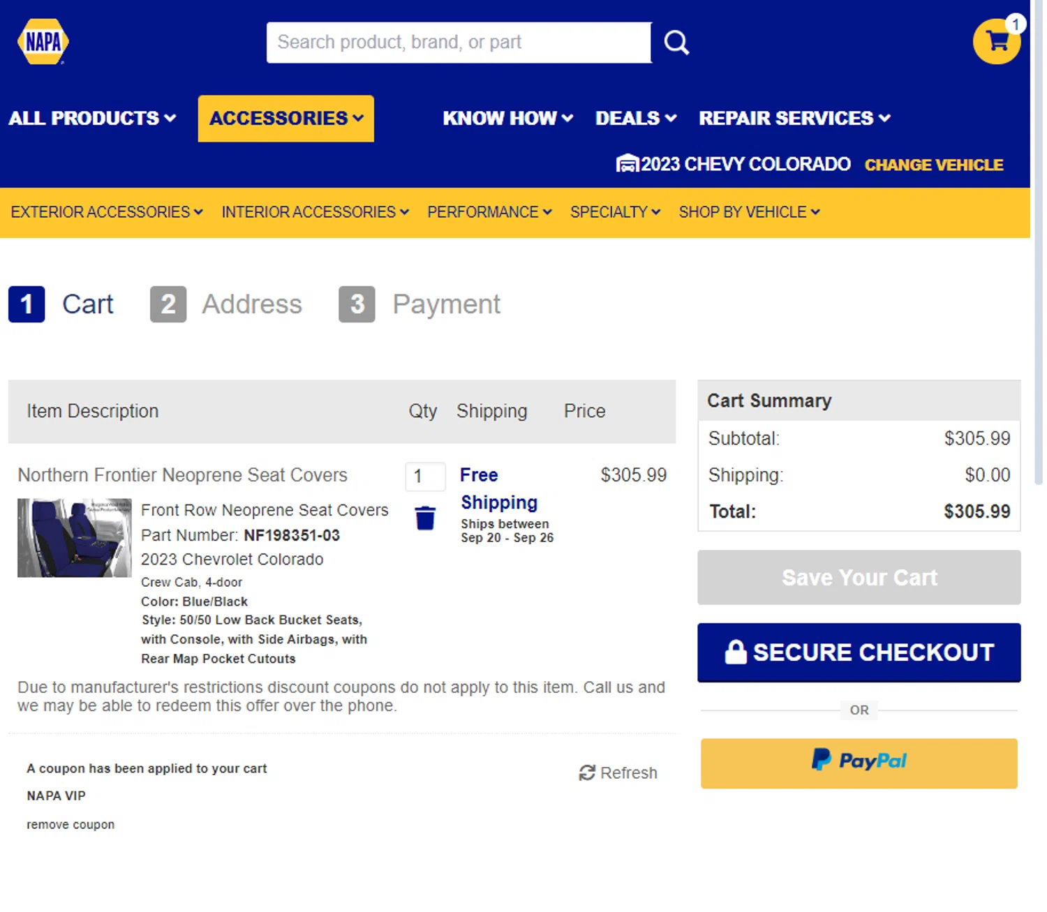 NAPA Auto Parts Promo Codes - 7% Off | September 2024