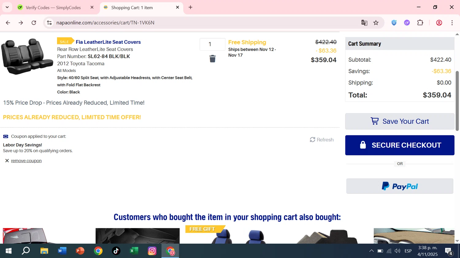 NAPA Auto Parts Promo Code - 20% Off (Verified) Nov 2025