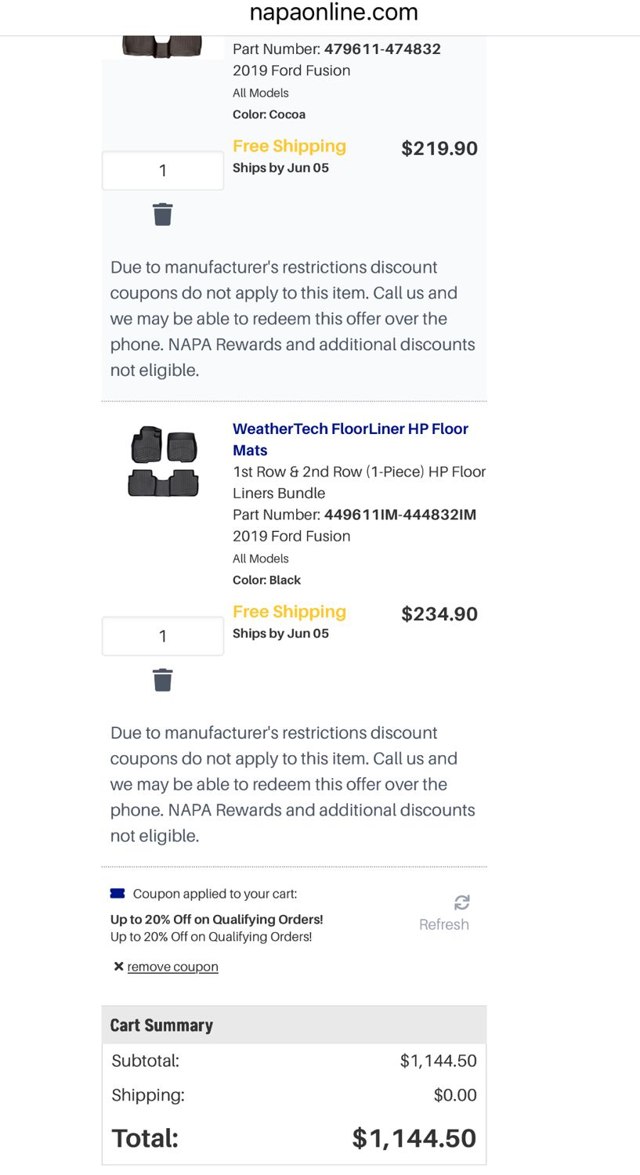 NAPA Auto Parts Promo Codes (6 Verified) - 20% Off Jun 2025