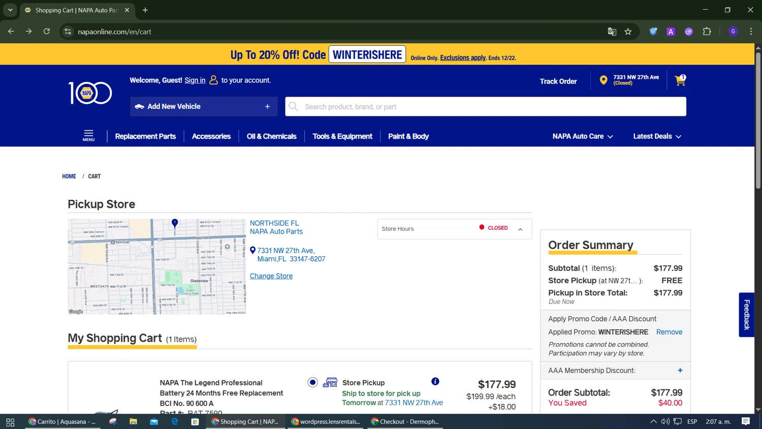 NAPA Auto Parts Promo Code - 20% Off (Verified) Dec 2025
