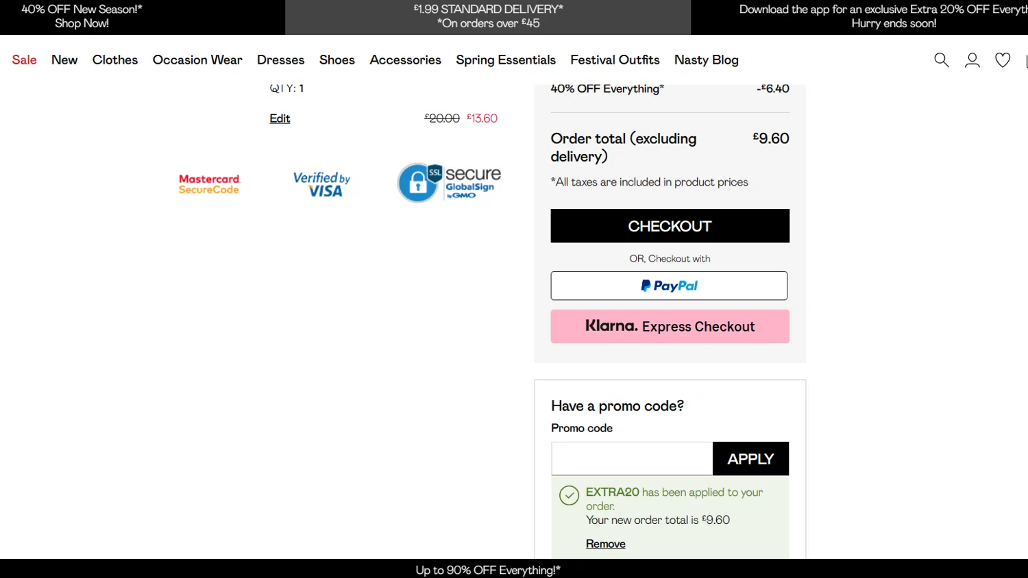 Nasty Gal Promo Codes – 20% Off | May 2024