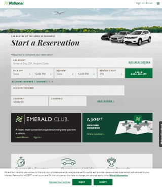 National Car Rental Promo Codes - $30 Off Coupons Aug 2025