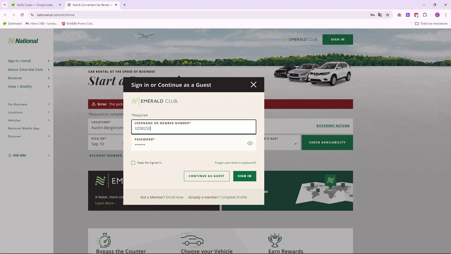 National Car Rental Coupons - $20 Off | January 2025