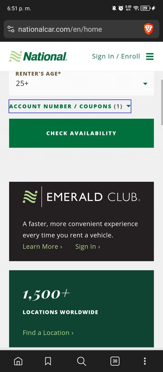 National Car Rental Coupons - $20 Off | January 2025