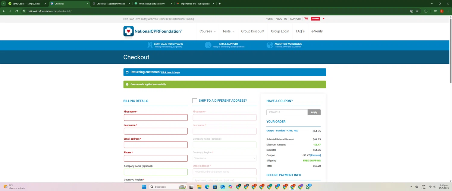 National CPR Foundation Promo Codes - 10% Off Sep 2025