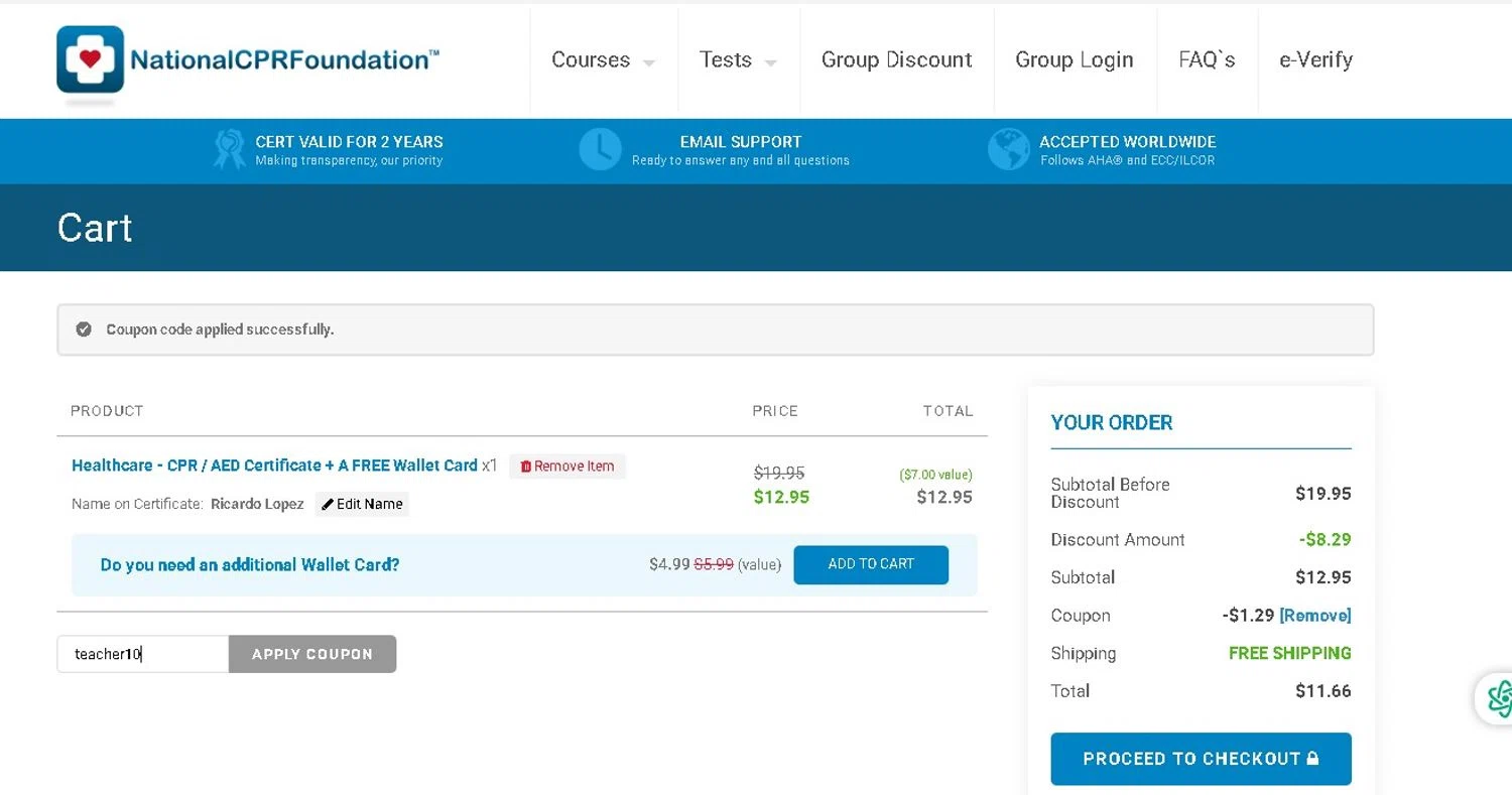 National CPR Foundation Promo Code - 10% Off Dec 2025