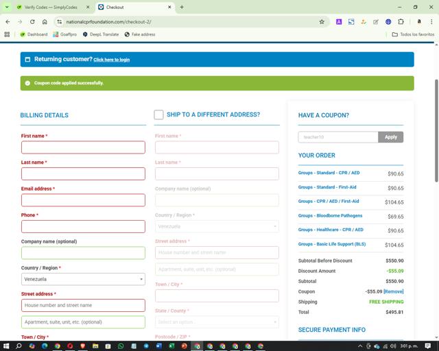 National CPR Foundation Promo Codes - 10% Off Oct 2025