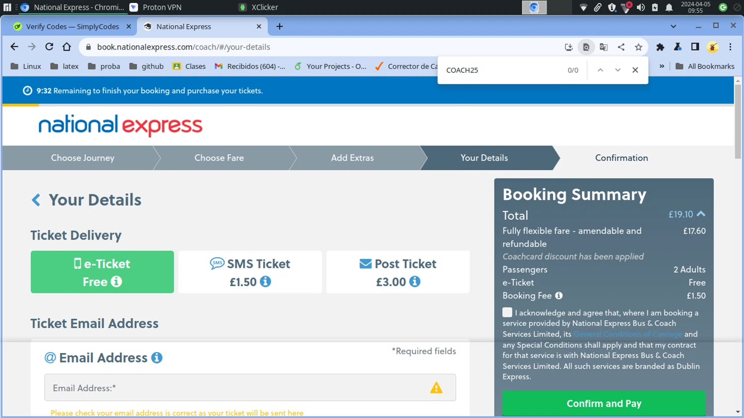 National Express Promo Code (4 Verified) - 33% Off Jan 2025