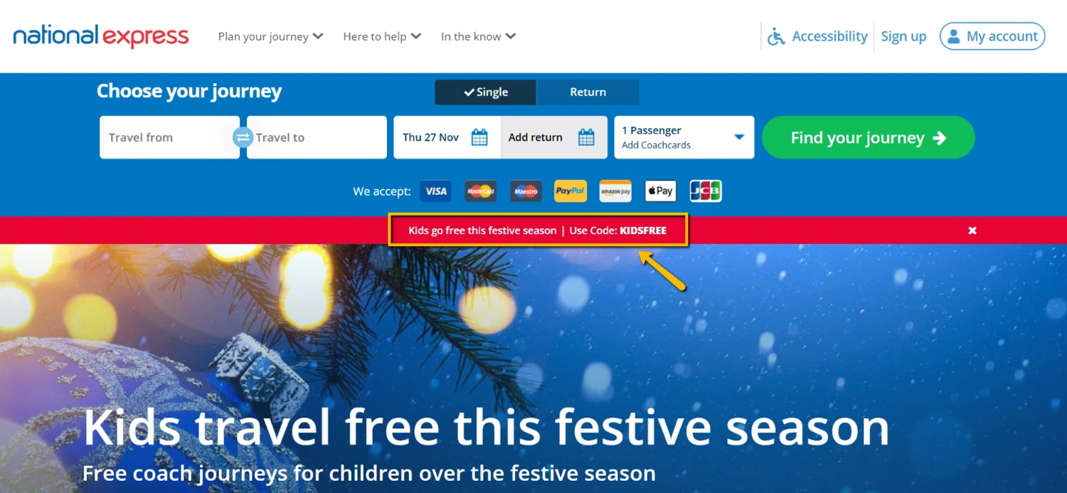 National Express Promo Code - 15% Off (Verified) Jan 2026