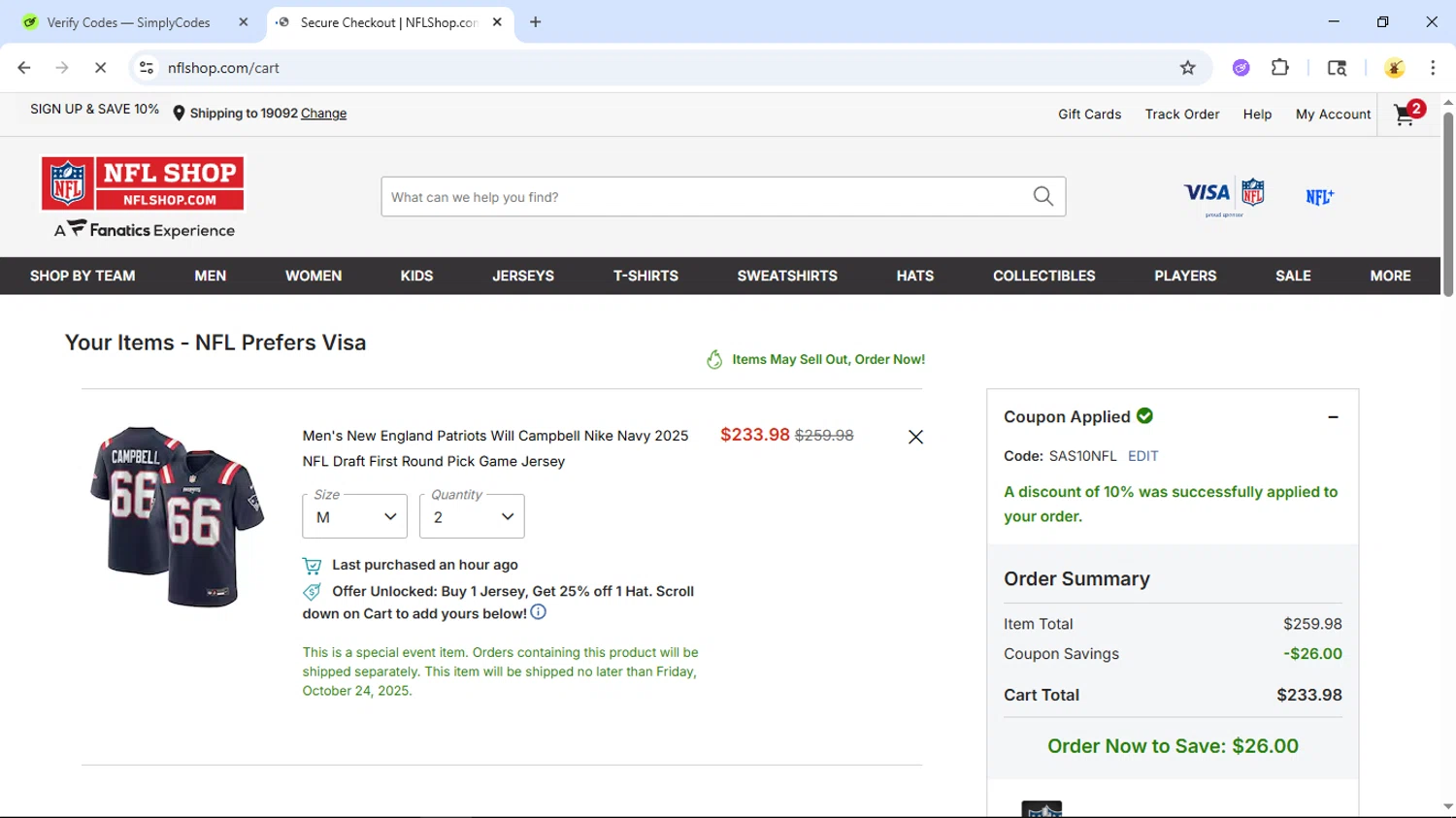 NFL Promo Codes - 30% Off Sitewide (5 Verified) Nov 2025