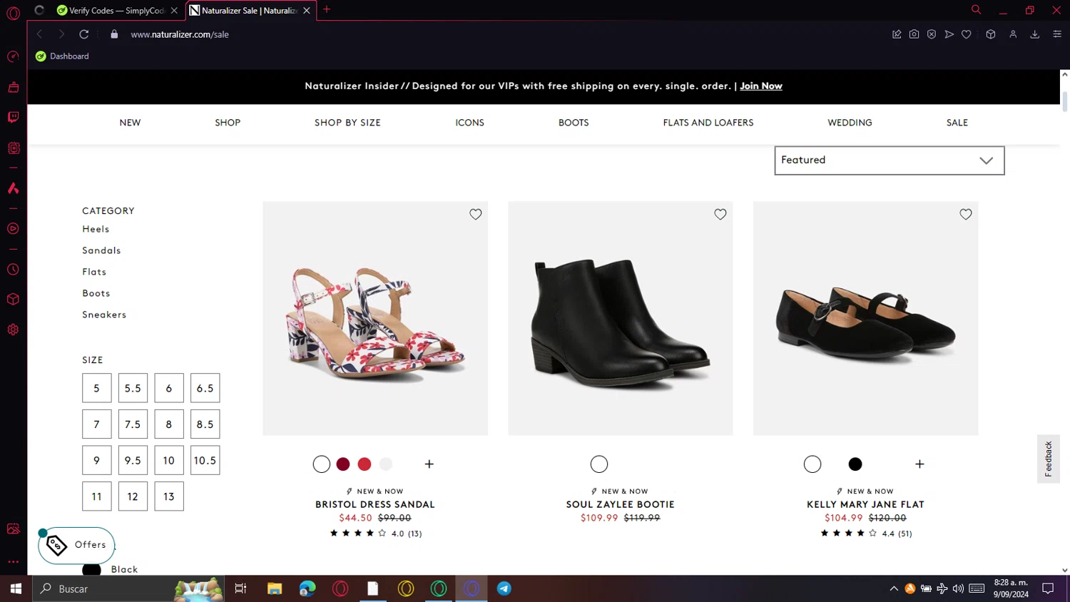 Naturalizer Promo Codes - 20% Off | November 2024