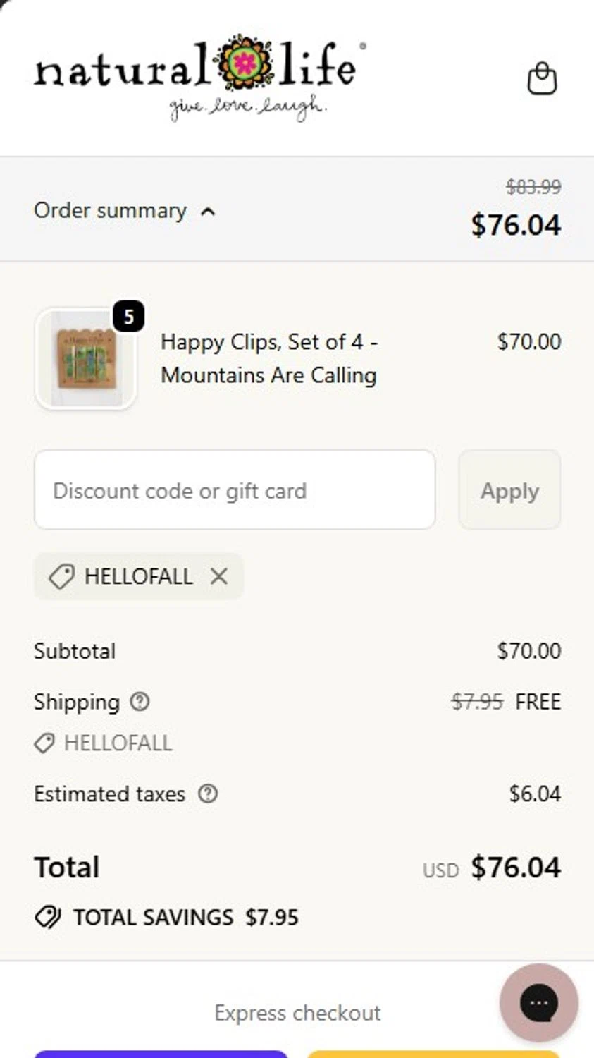 Natural Life Promo Codes (3 Verified) - $20 Off Oct 2025