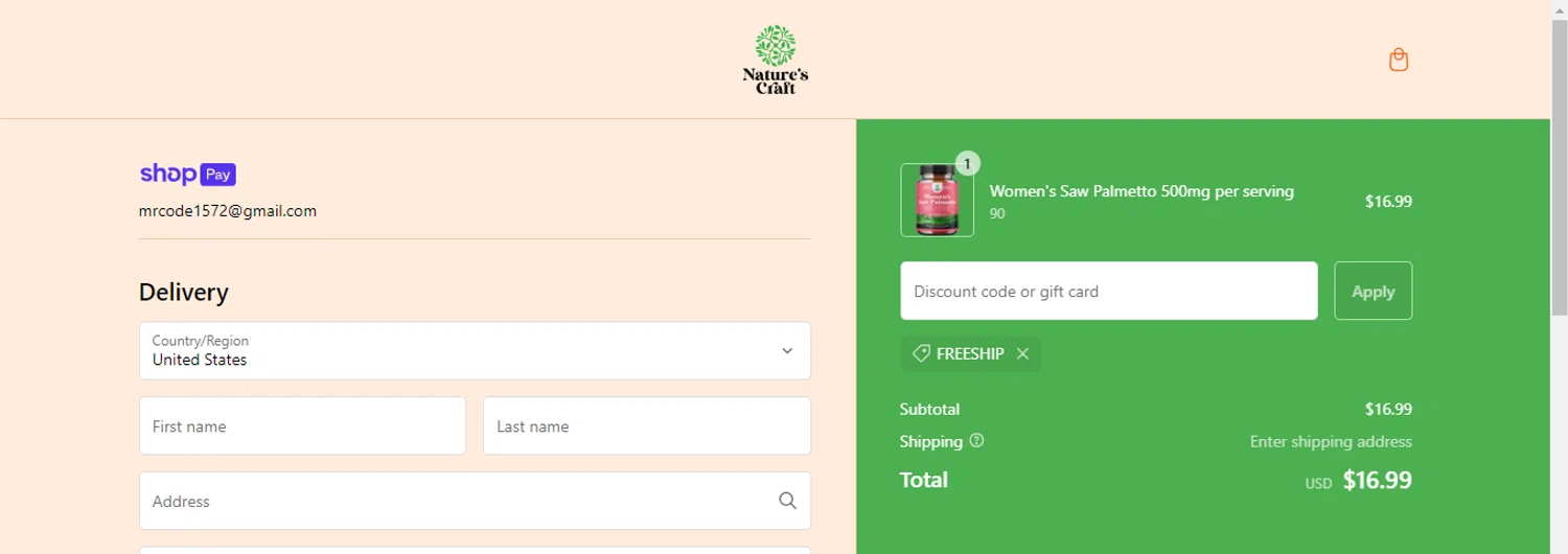 Natures Craft Coupon Codes - 20% Off | October 2024