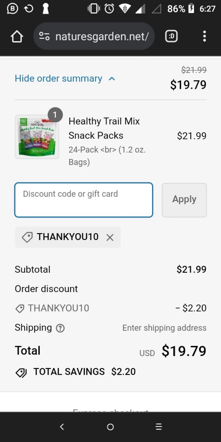 Nature's Garden Coupon Codes - 25% Off | September 2024