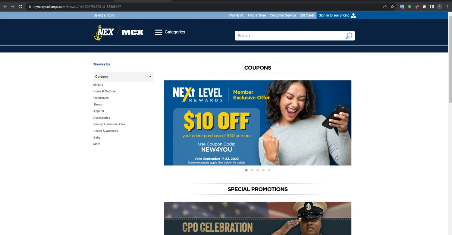 Navy Exchange Promo Codes – 5% Off | July 2024
