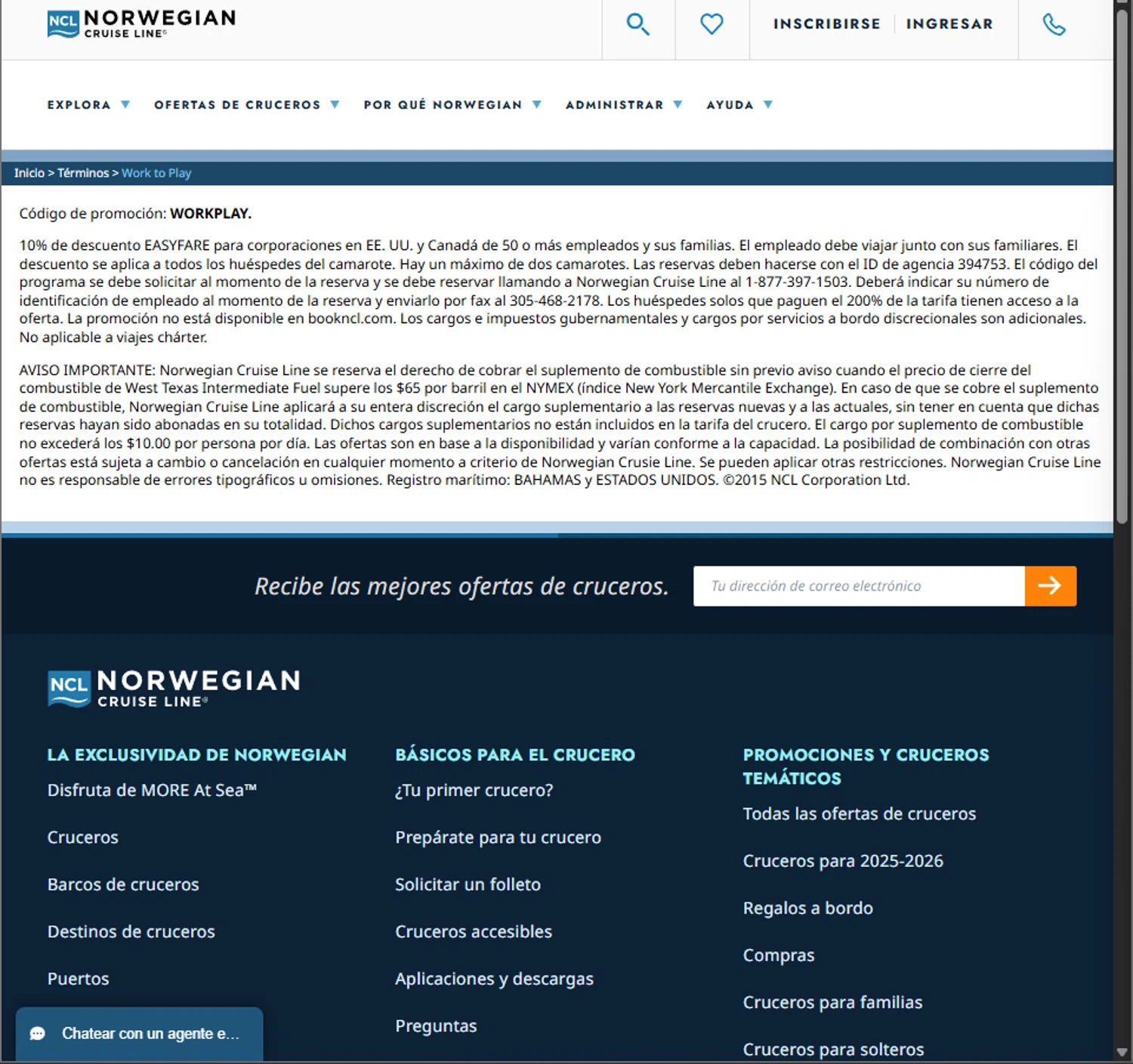 Norwegian Cruise Line Promo Code - 10% Off Dec 2025