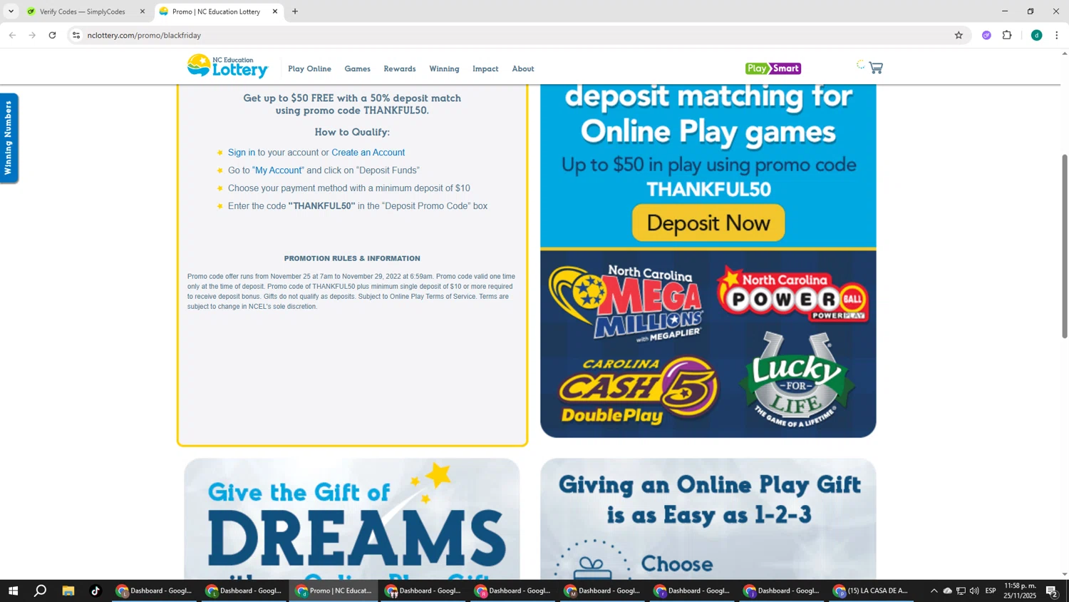 NC Lottery Promo Codes - 50% Off (4 Verified) Dec 2025