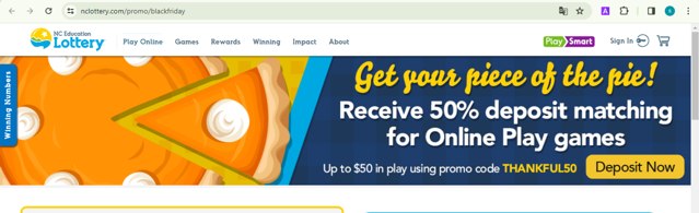 NC Lottery Promo Codes (2 Verified) - 50% Off Feb 2025