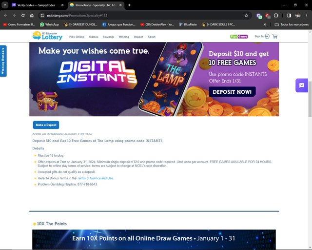 NC Lottery Promo Codes (2 Verified) - 50% Off Mar 2025