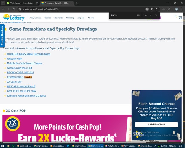 NC Lottery Promo Codes (3 Verified) - 25% Off Jun 2025