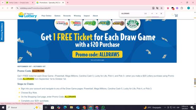 NC Lottery Promo Codes (3 Verified) - 50% Off Sep 2025