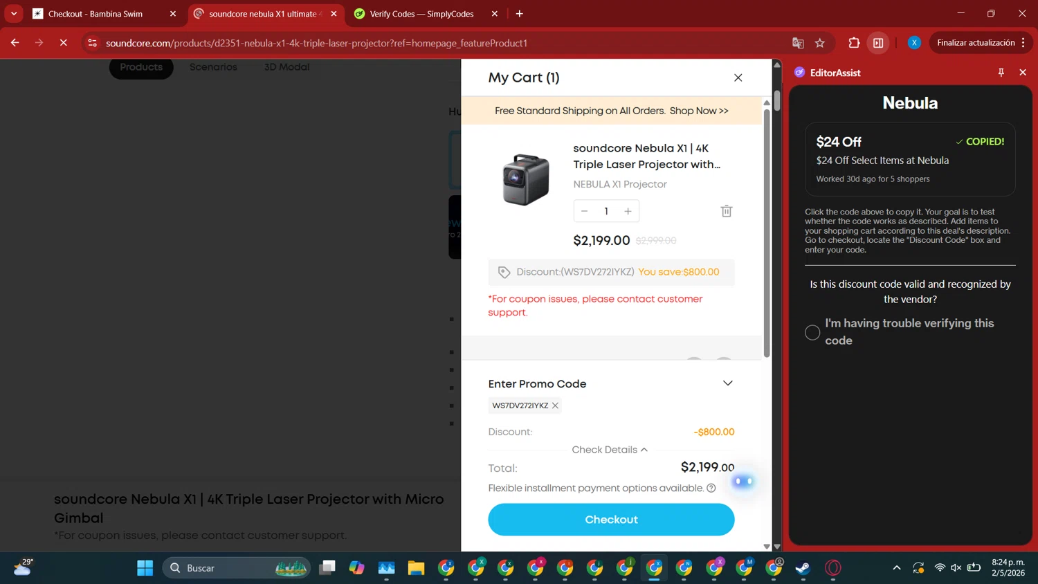 Nebula Promo Codes - 20% Off (3 Verified) May 2026