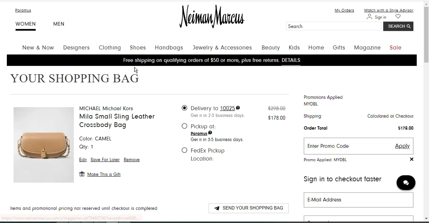 Neiman Marcus Promo Codes - $50 Off | November 2024