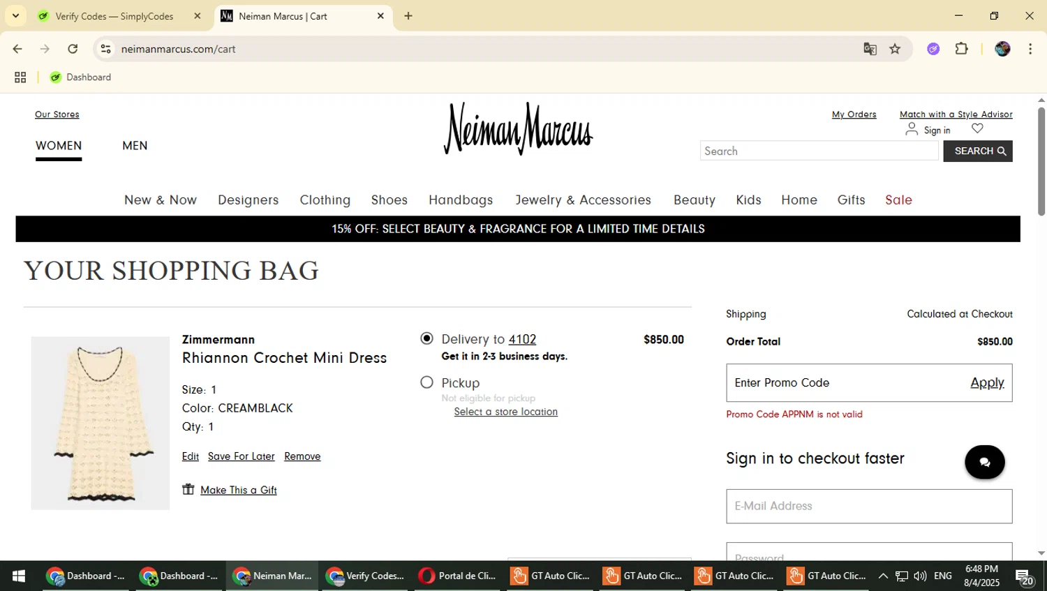 Neiman Marcus Promo Codes - $100 Off Aug 2025