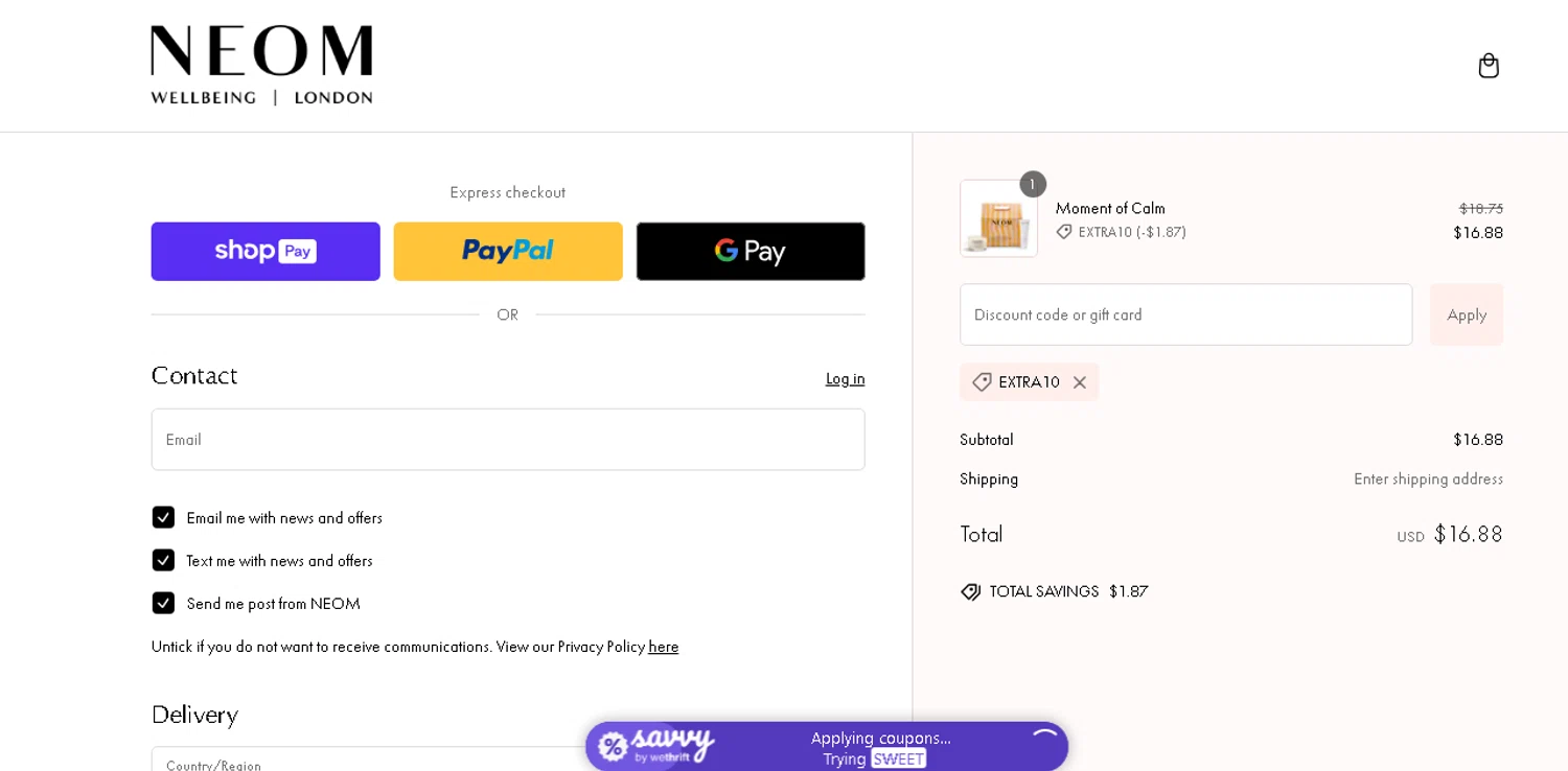 Neom Organics Promo Codes (15 Verified) - 20% Off Jan 2025