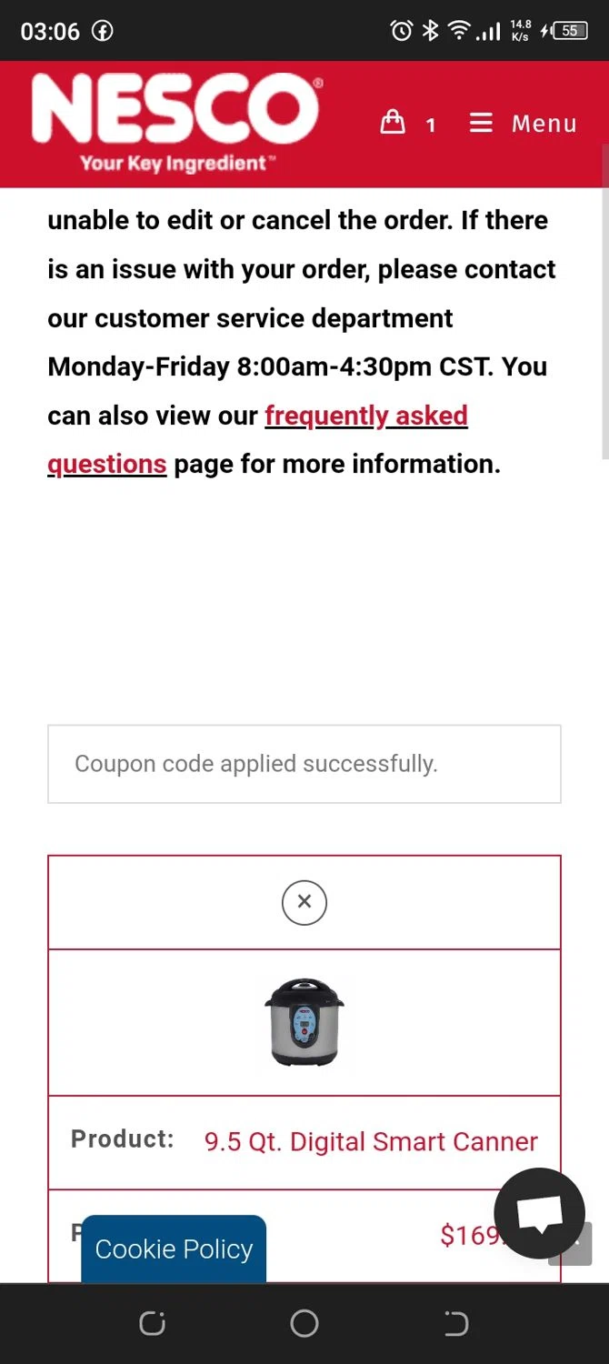 Nesco Coupon Codes - $20 Off | October 2024