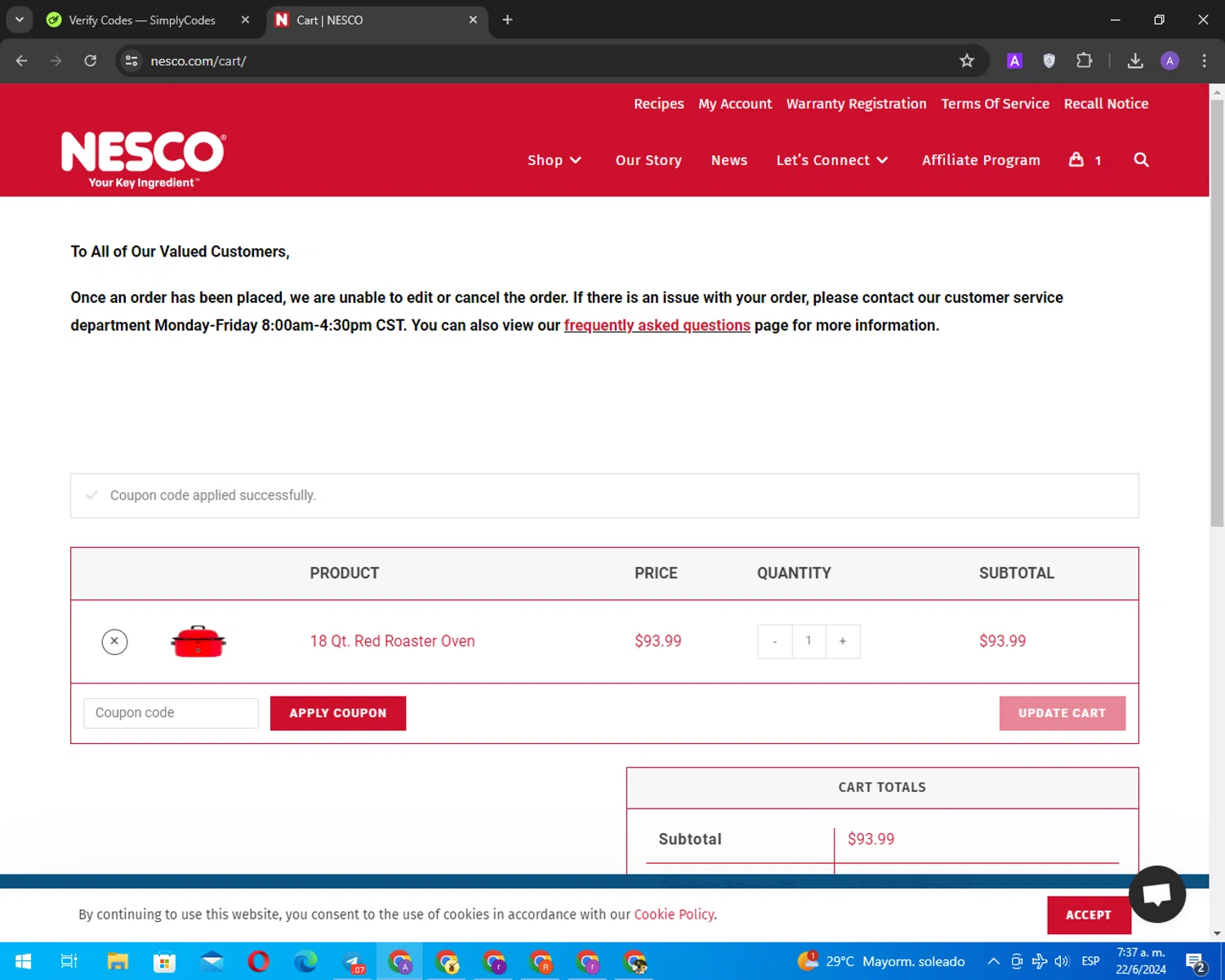 Nesco Coupon Codes - $20 Off | October 2024