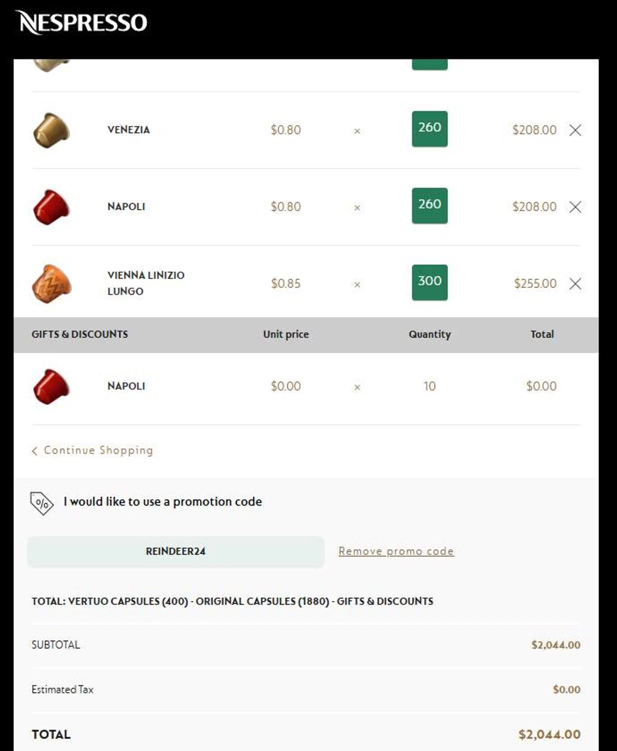 Nespresso Promo Codes - $40 Off | December 2024