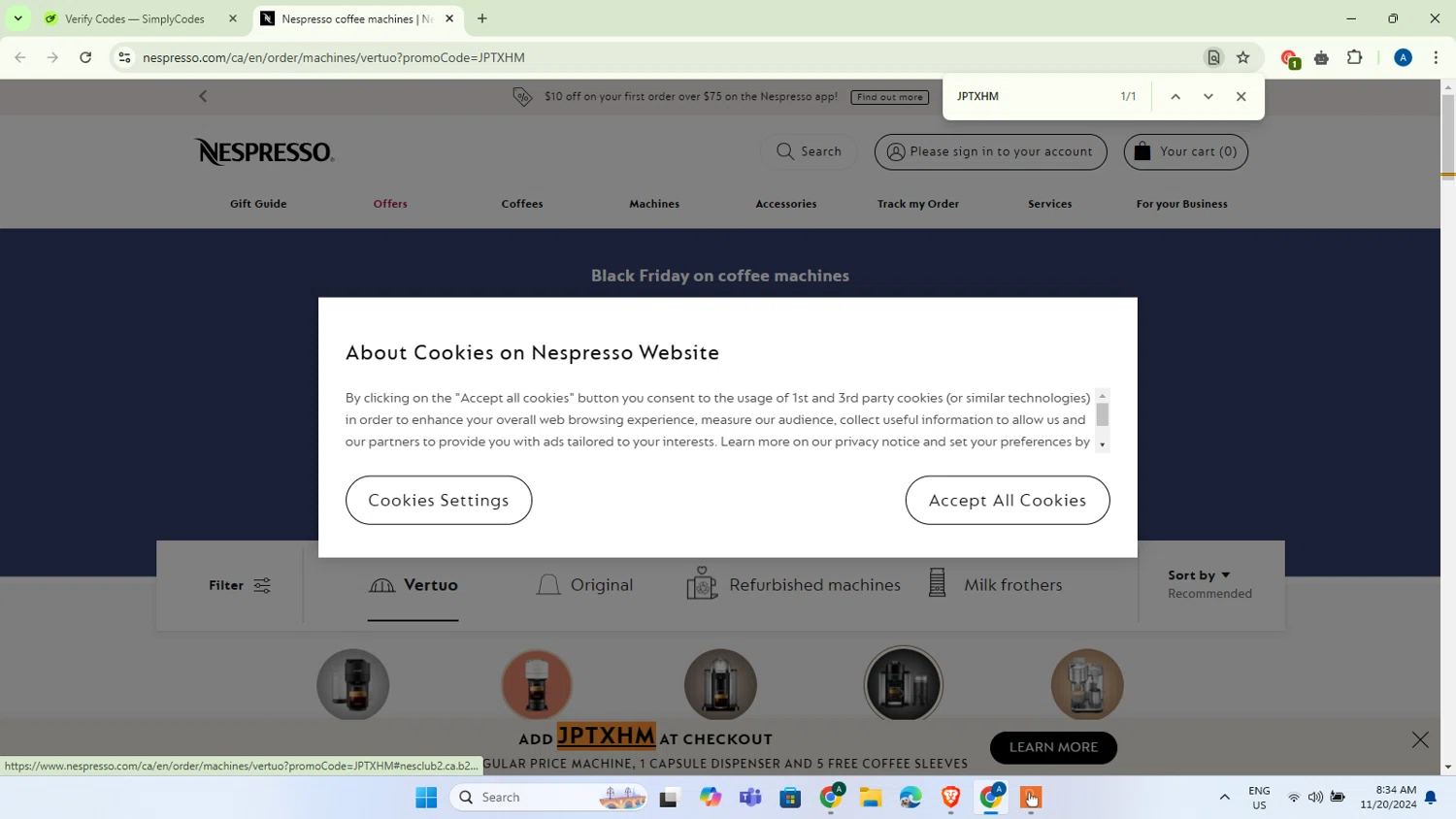 Nespresso Promo Codes - $40 Off | December 2024