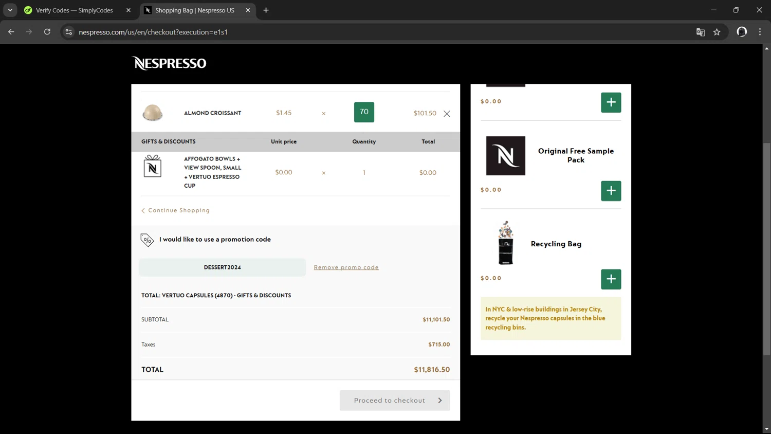 Nespresso Promo Codes - $40 Off | December 2024