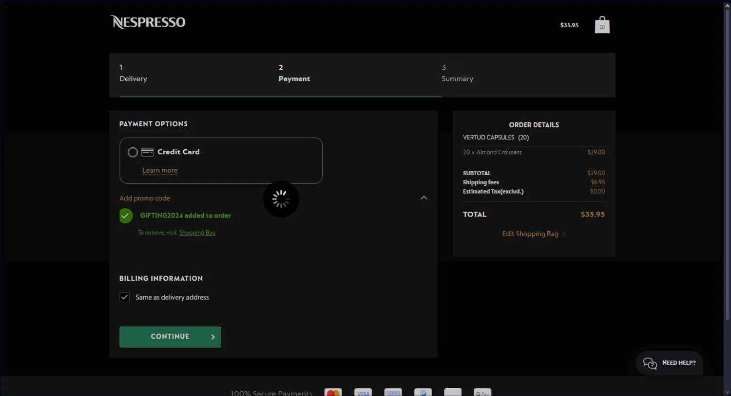 Nespresso Promo Codes - $40 Off | December 2024