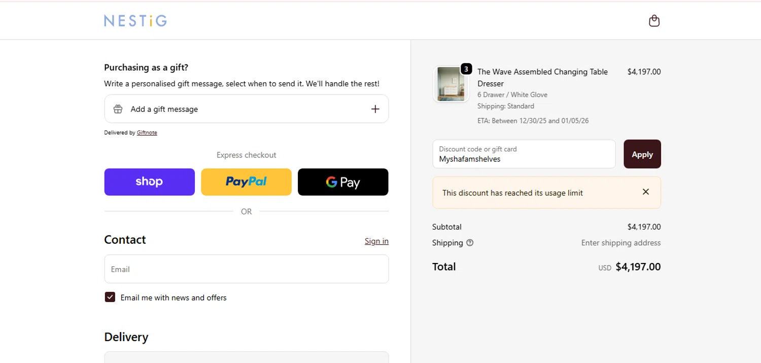 Nestig Promo Codes - 15% Off (2 Verified) Jan 2026