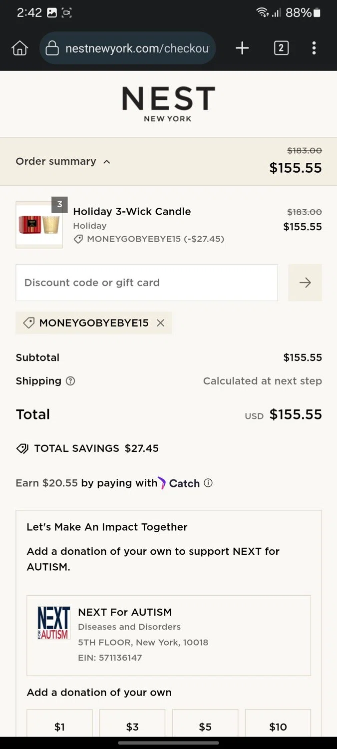 NEST New York Coupon Codes - 15% Off | January 2025