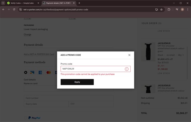 Net-A-Porter Promo Codes - 15% Off | November 2024