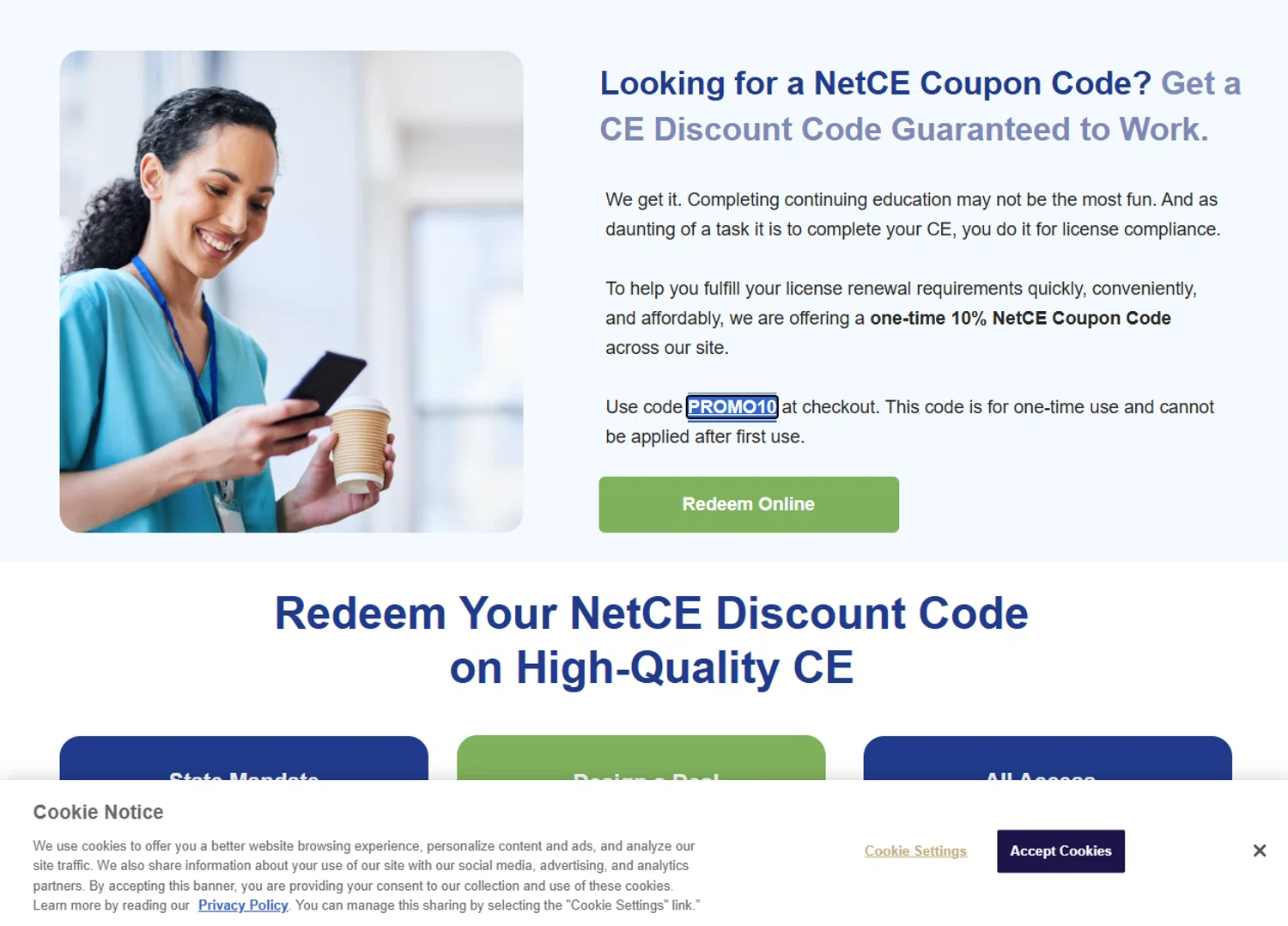 NetCE Discount Codes - 10% Off (1 Verified) Sep 2025
