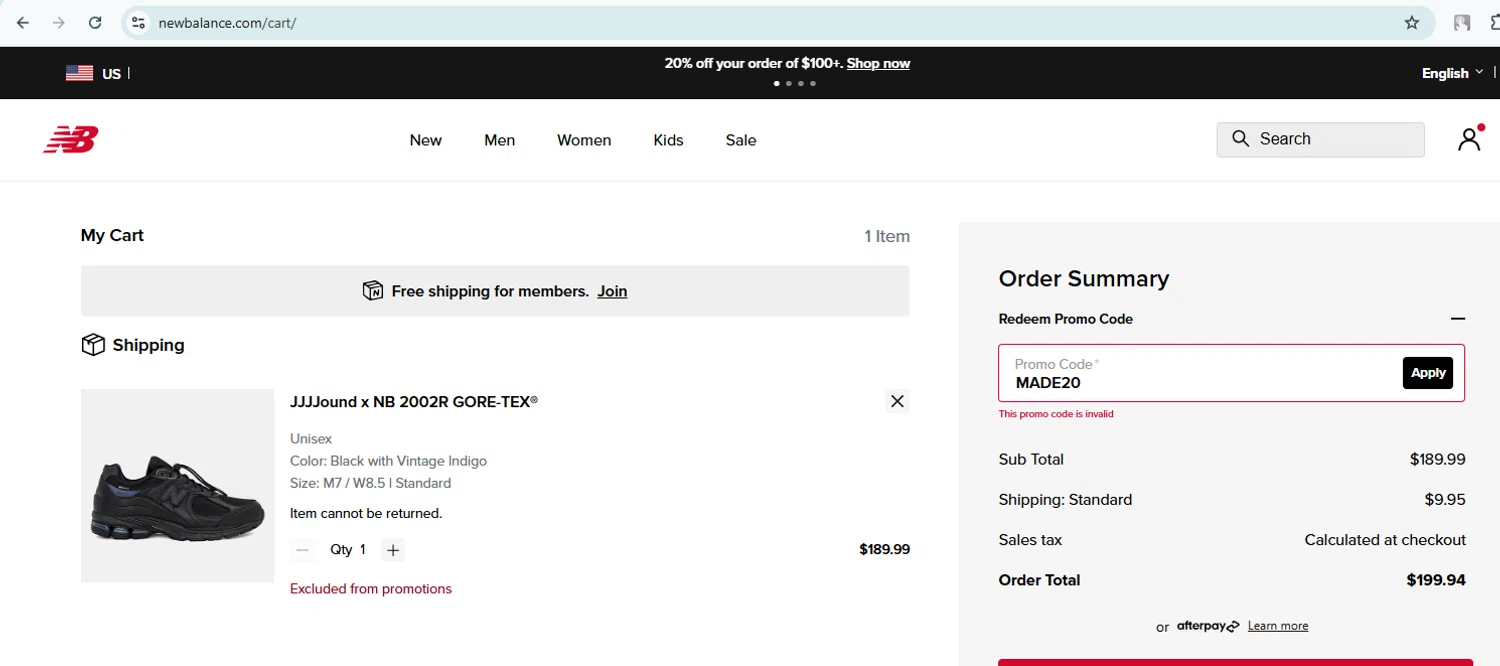 New Balance Promo Codes - 20% Off | January 2025